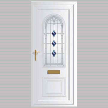 Devon Fused Blue uPVC Door | DIY uPVC Doors (Supply Only) - Made To Measure